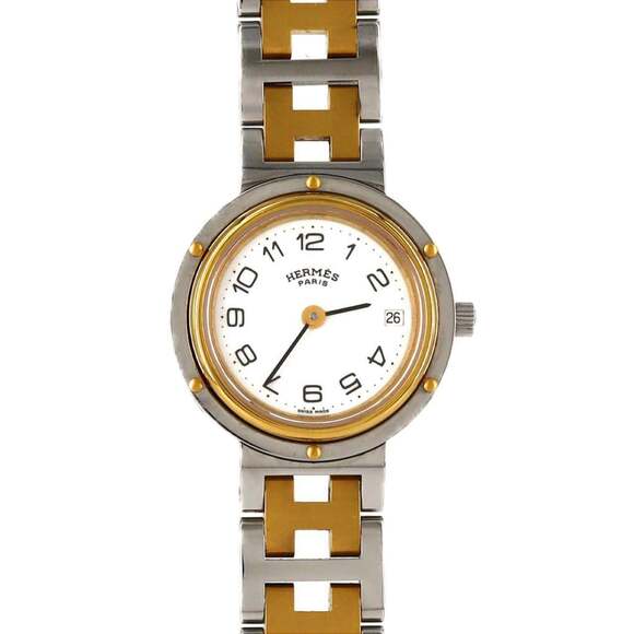 Hermes | Accessories | Hermes Clipper Combination Ssxgp Quartz Watch ...